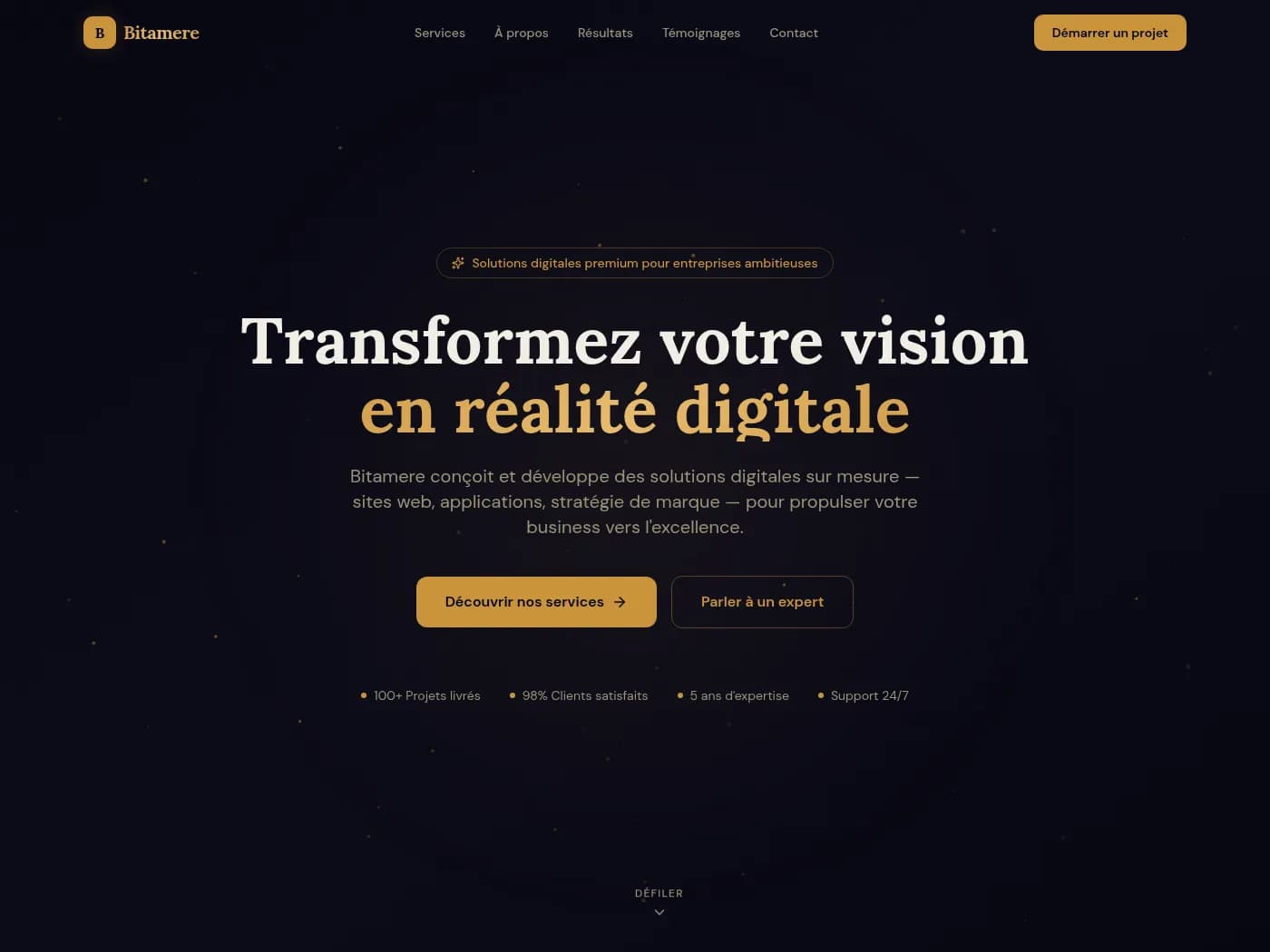 Bitamere Promo Site