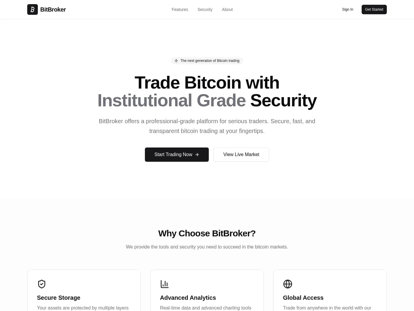 BitBroker Portal