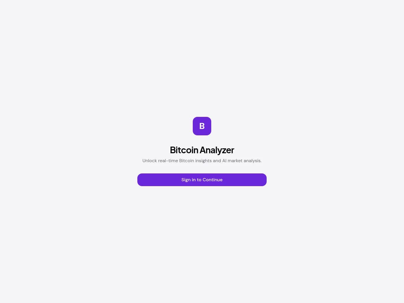 Bitcoin Analyzer