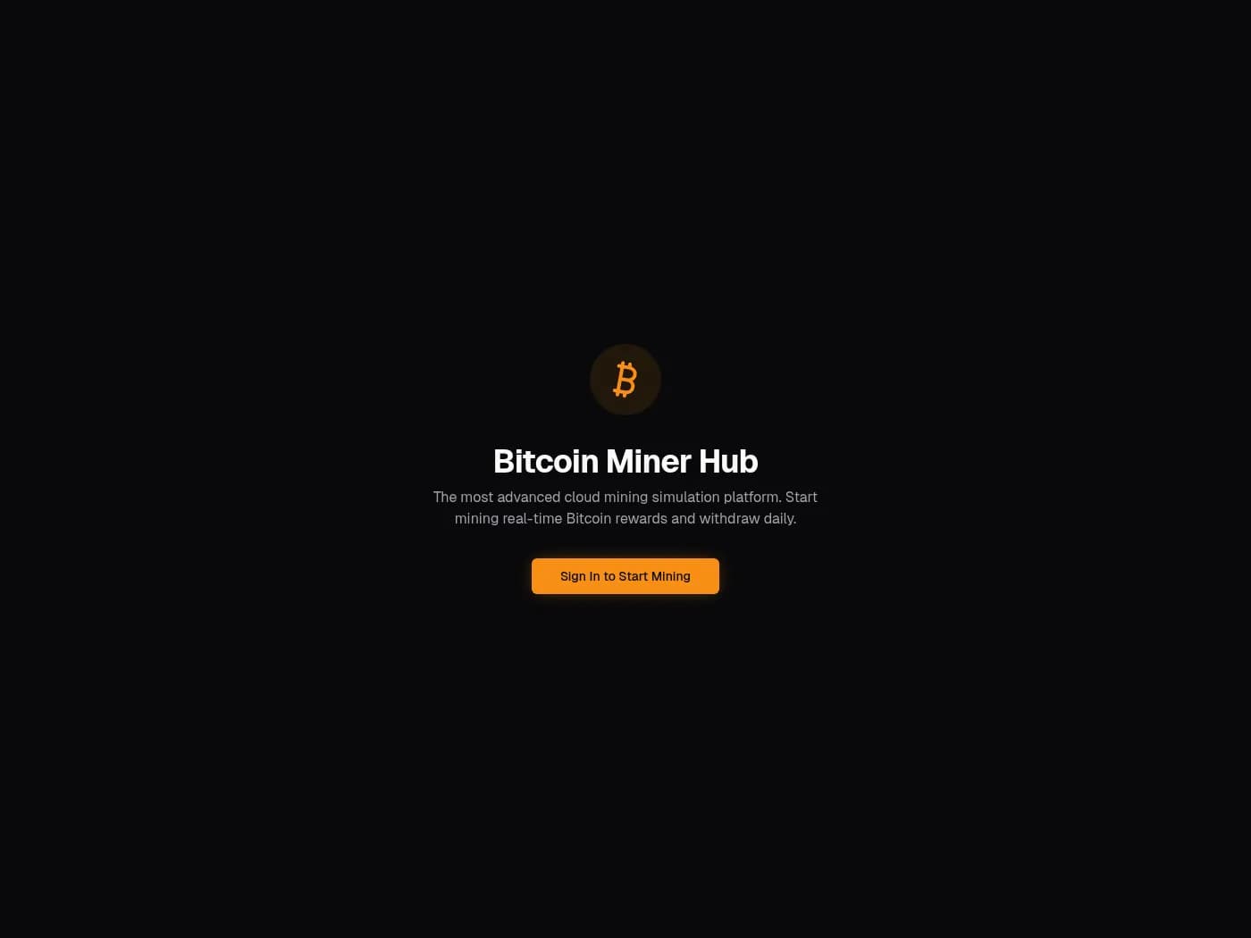 Bitcoin Miner Hub