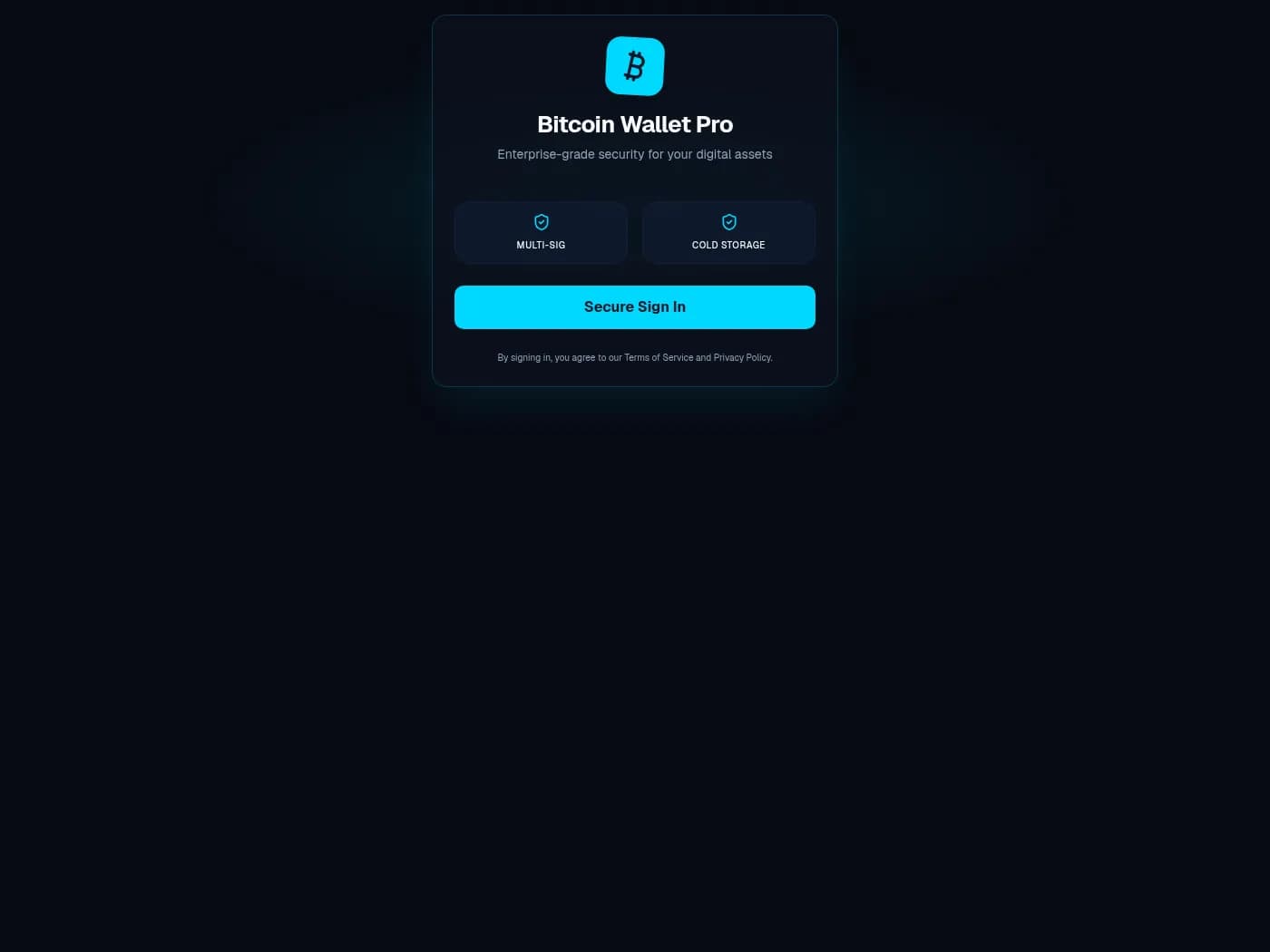Bitcoin Wallet Pro