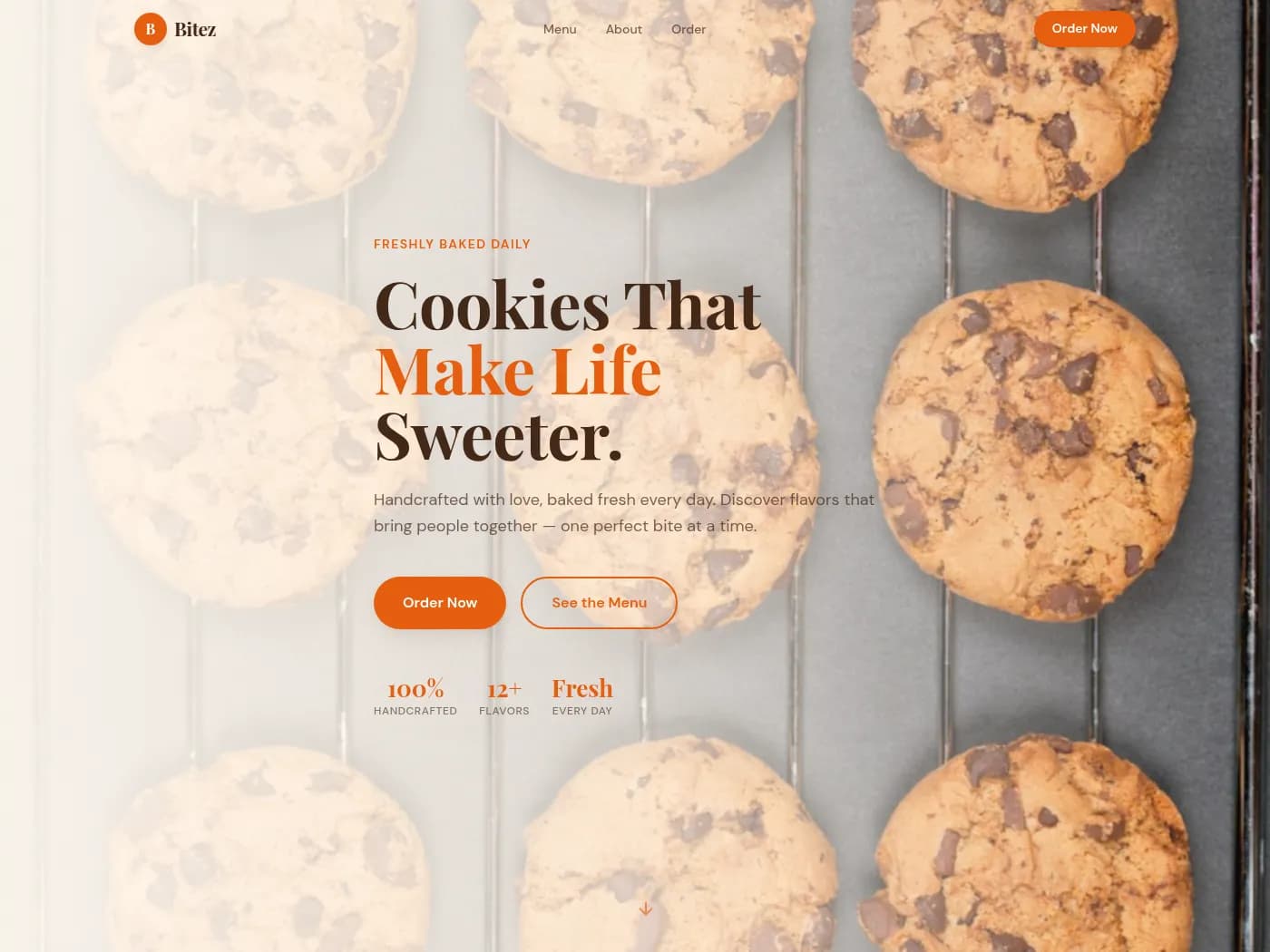 Bitez Cookie Website