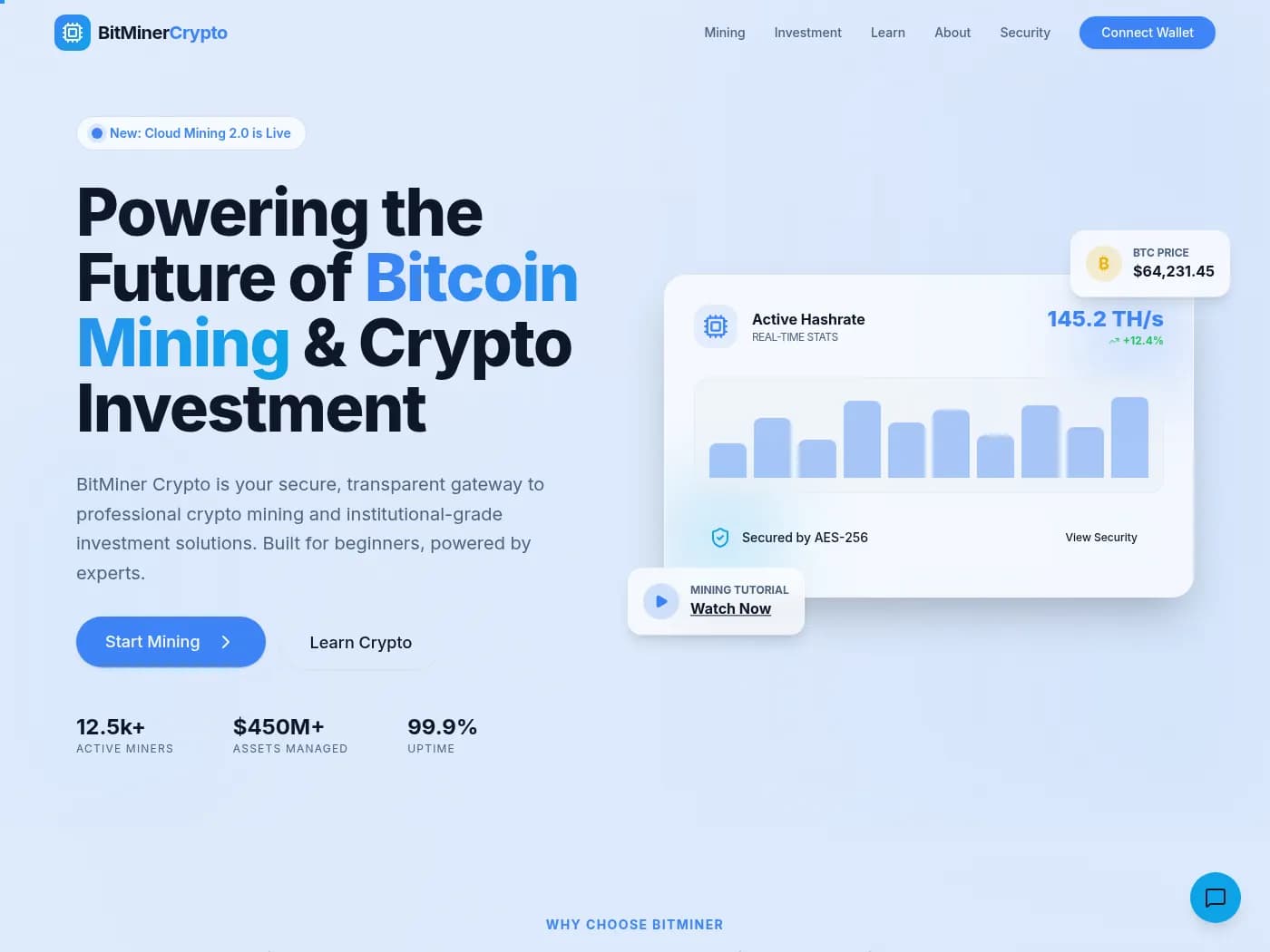 BitMiner Crypto Web App
