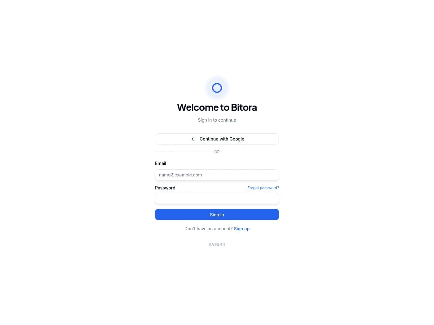 Bitora Workspace Clone