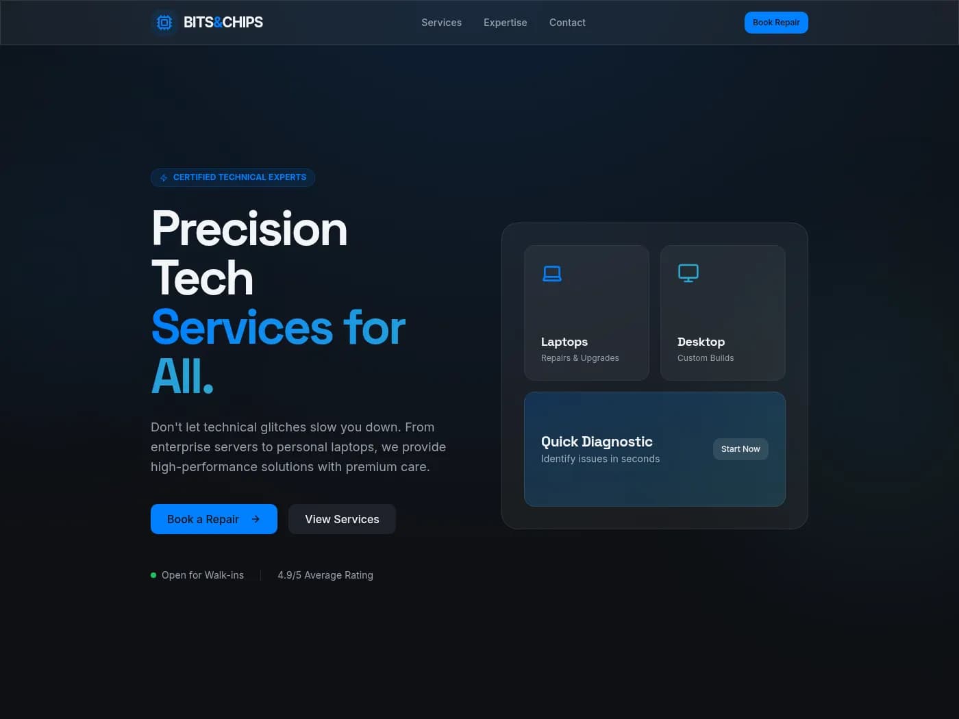 Bits & Chips Landing