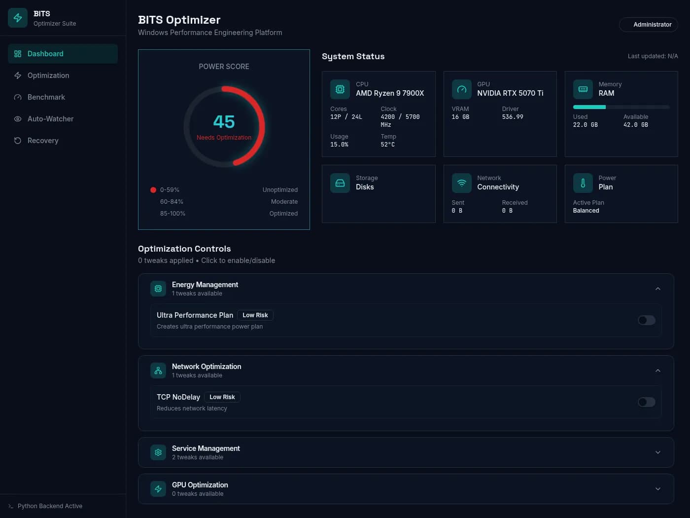 BITS Optimizer Suite
