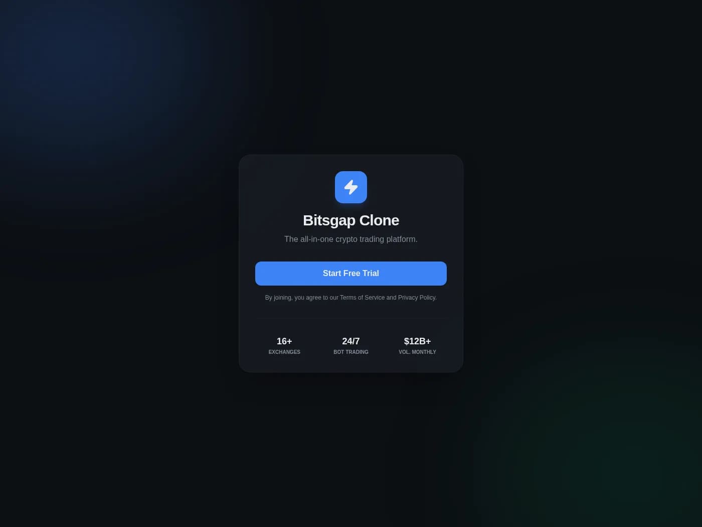 Bitsgap Clone