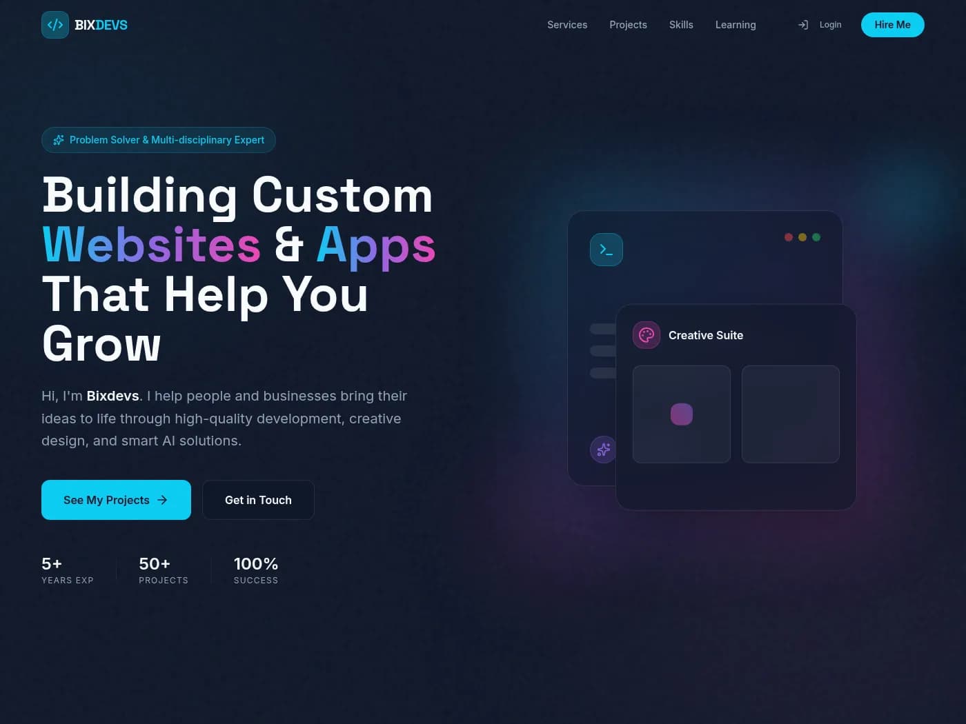 Bixdevs Portfolio