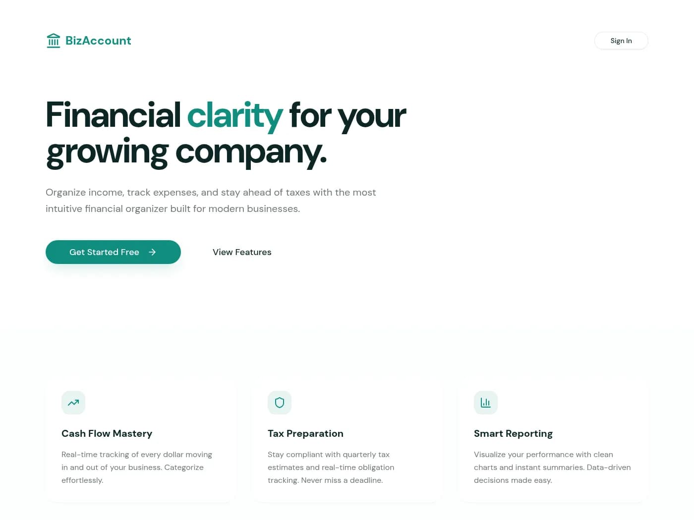 BizAccount Organizer