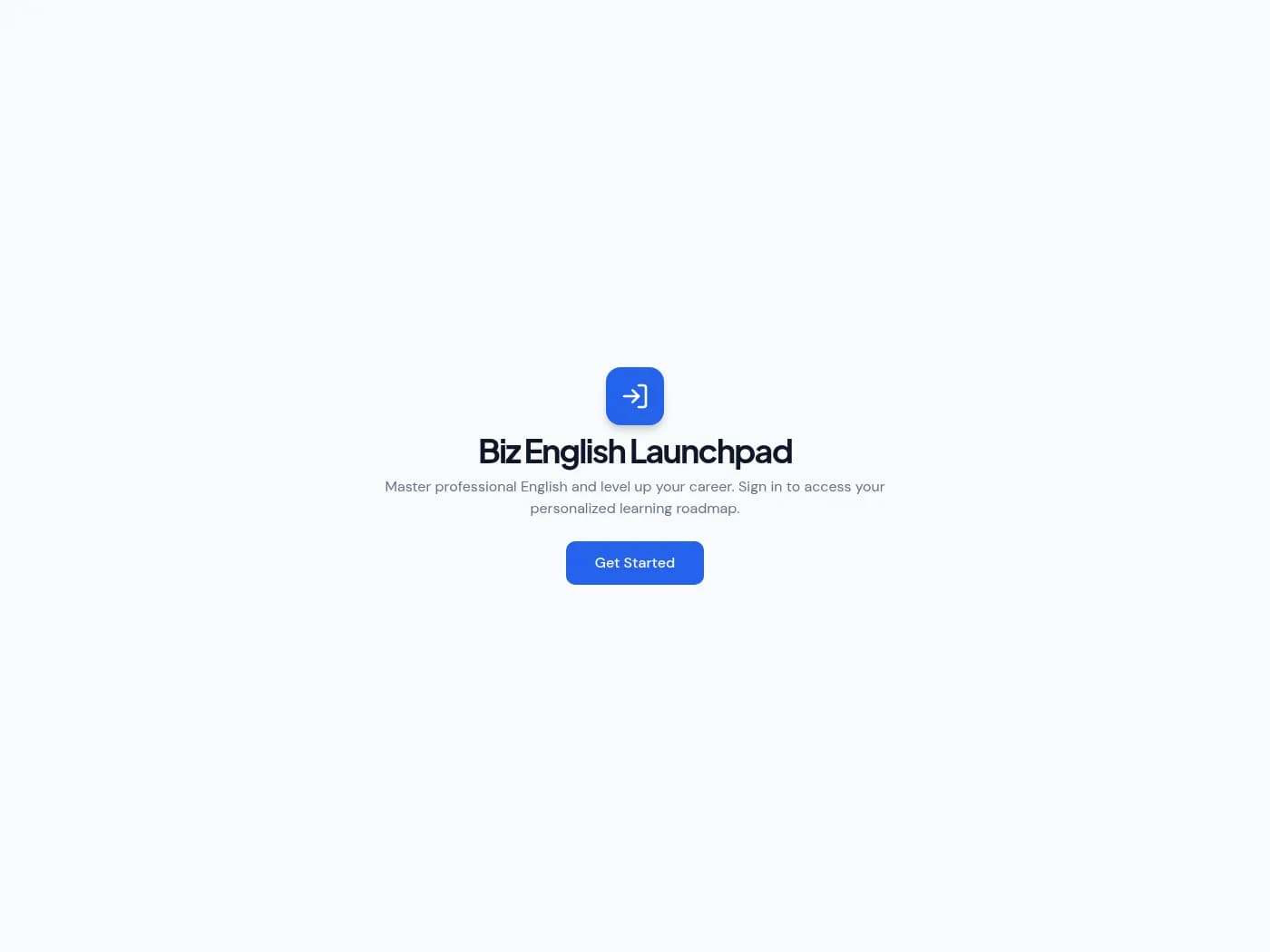Biz English Launchpad