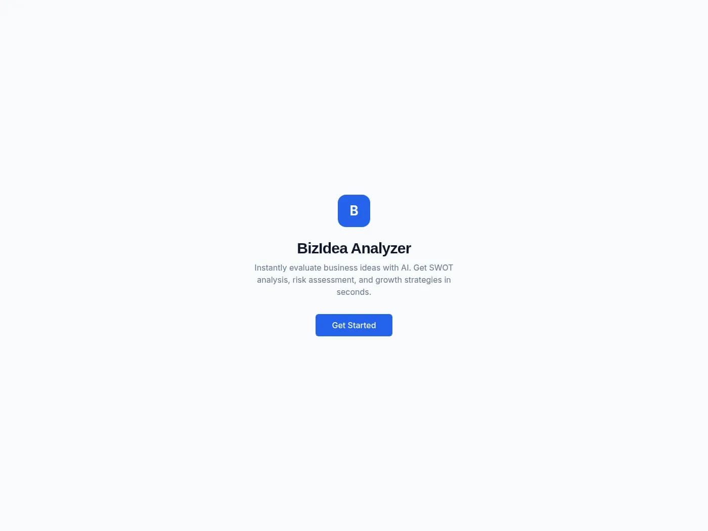 BizIdea Analyzer