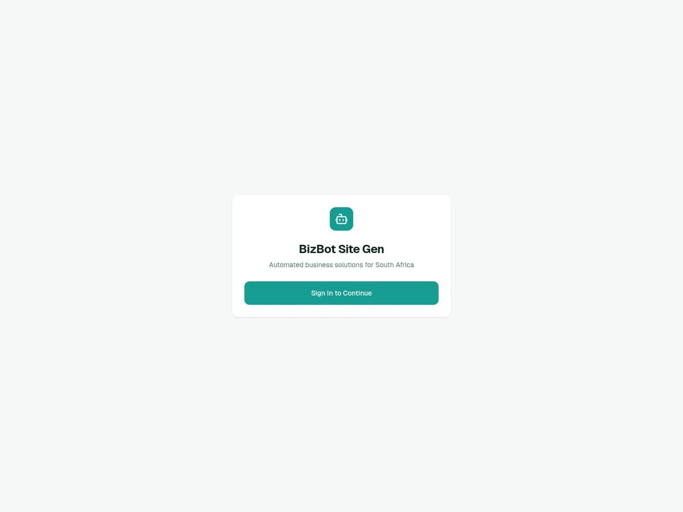 BizBot Site Generator
