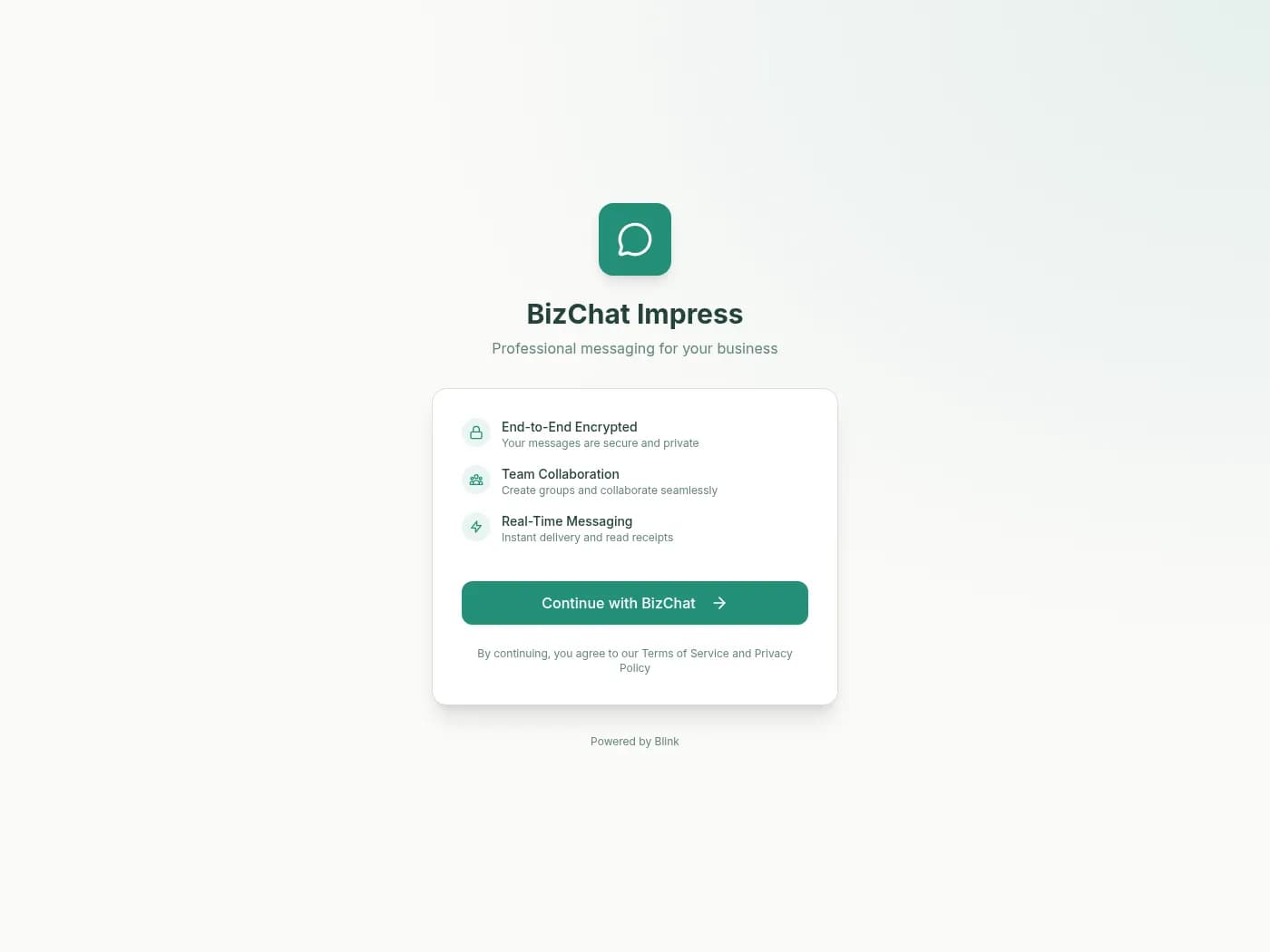BizChat Impress