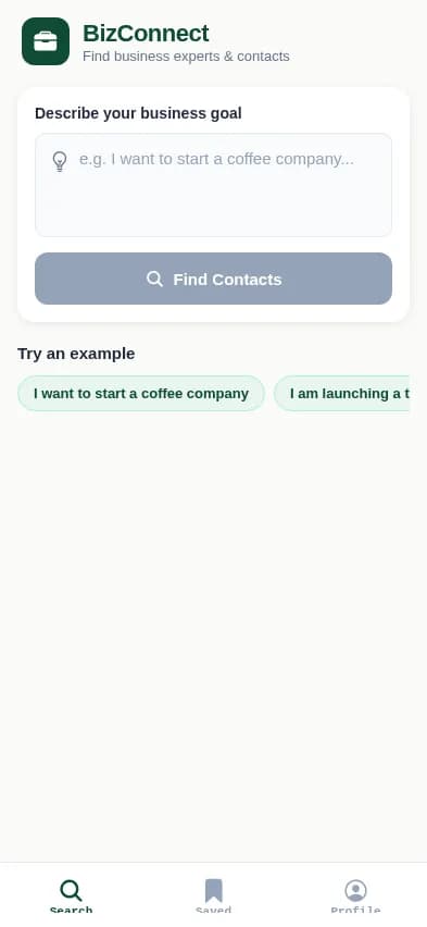 BizConnect Finder