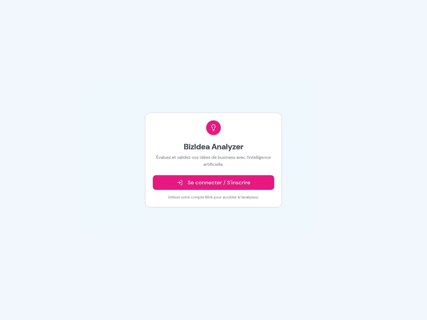 BizIdea Analyzer