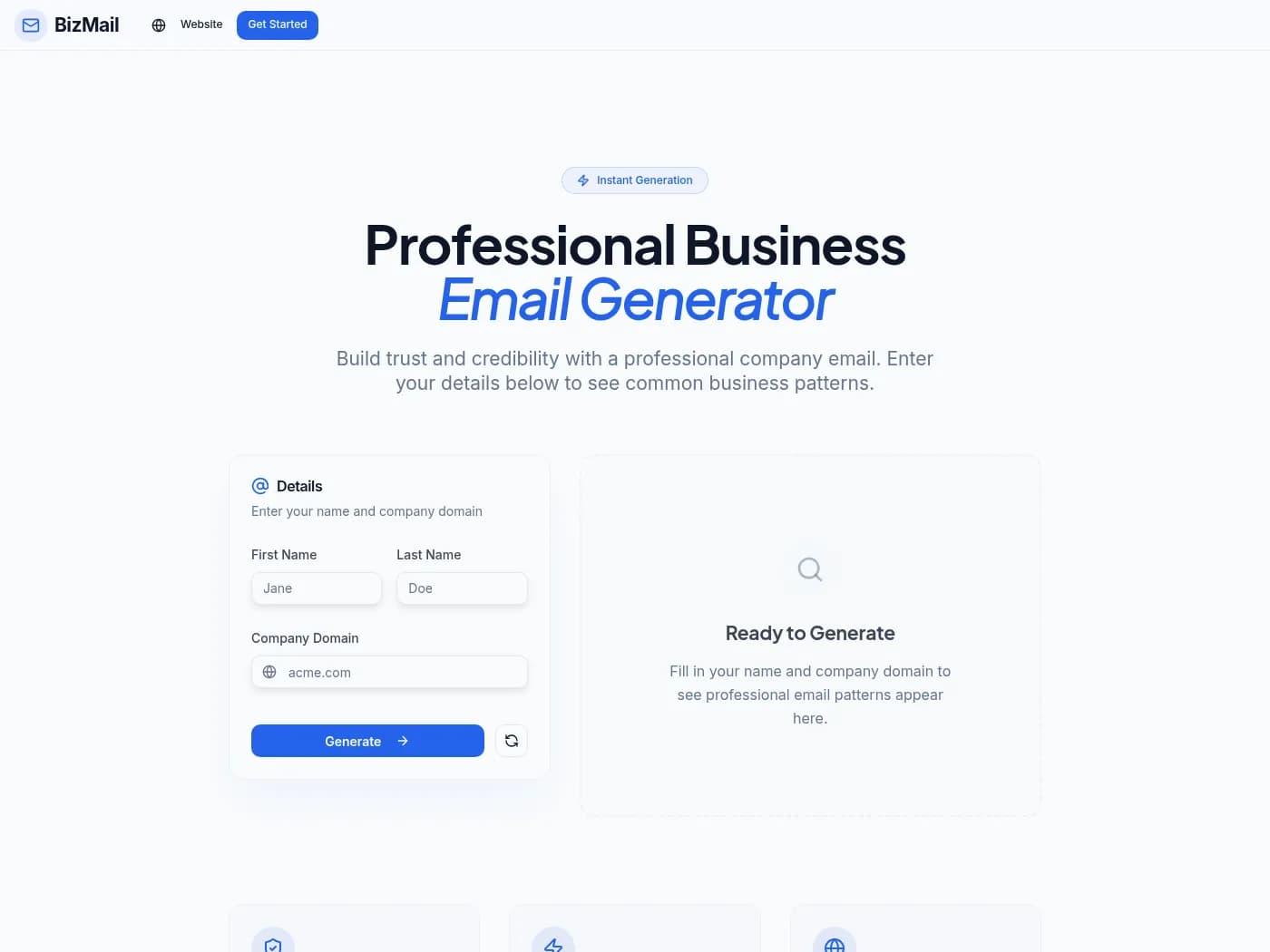 BizMail Generator