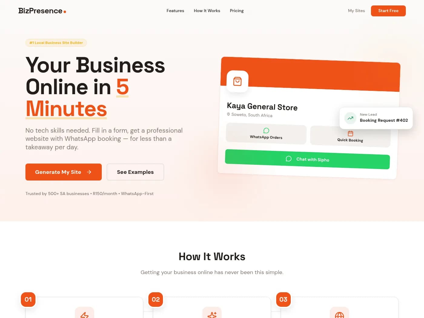 BizPresence Generator