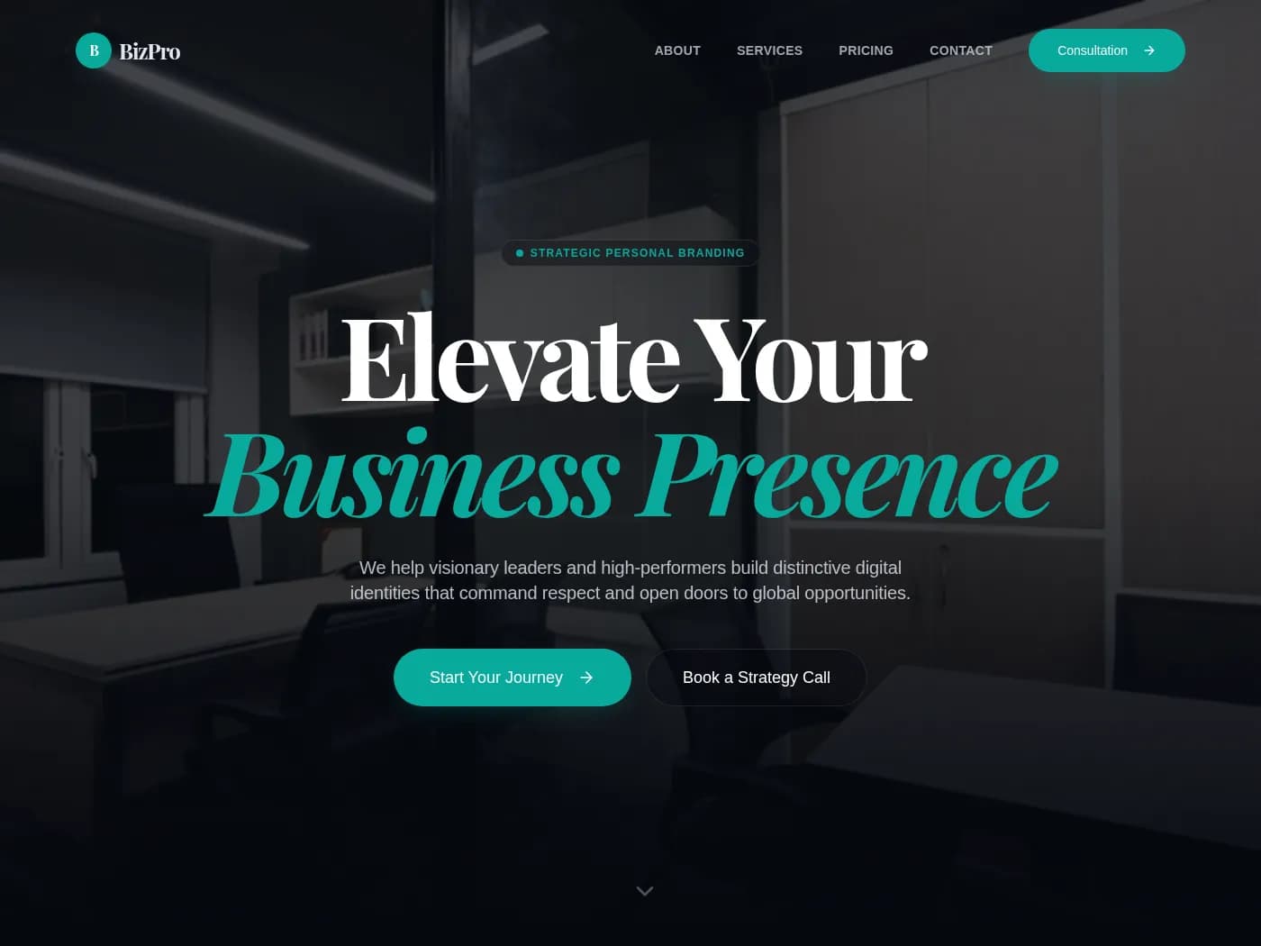 BizPro Portfolio Site