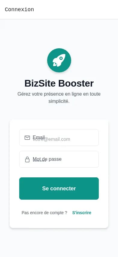 BizSite Booster App