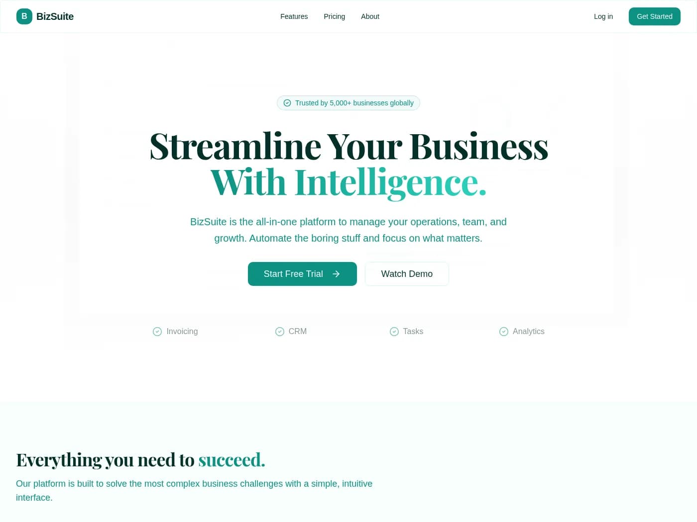 BizSuite SaaS Platform