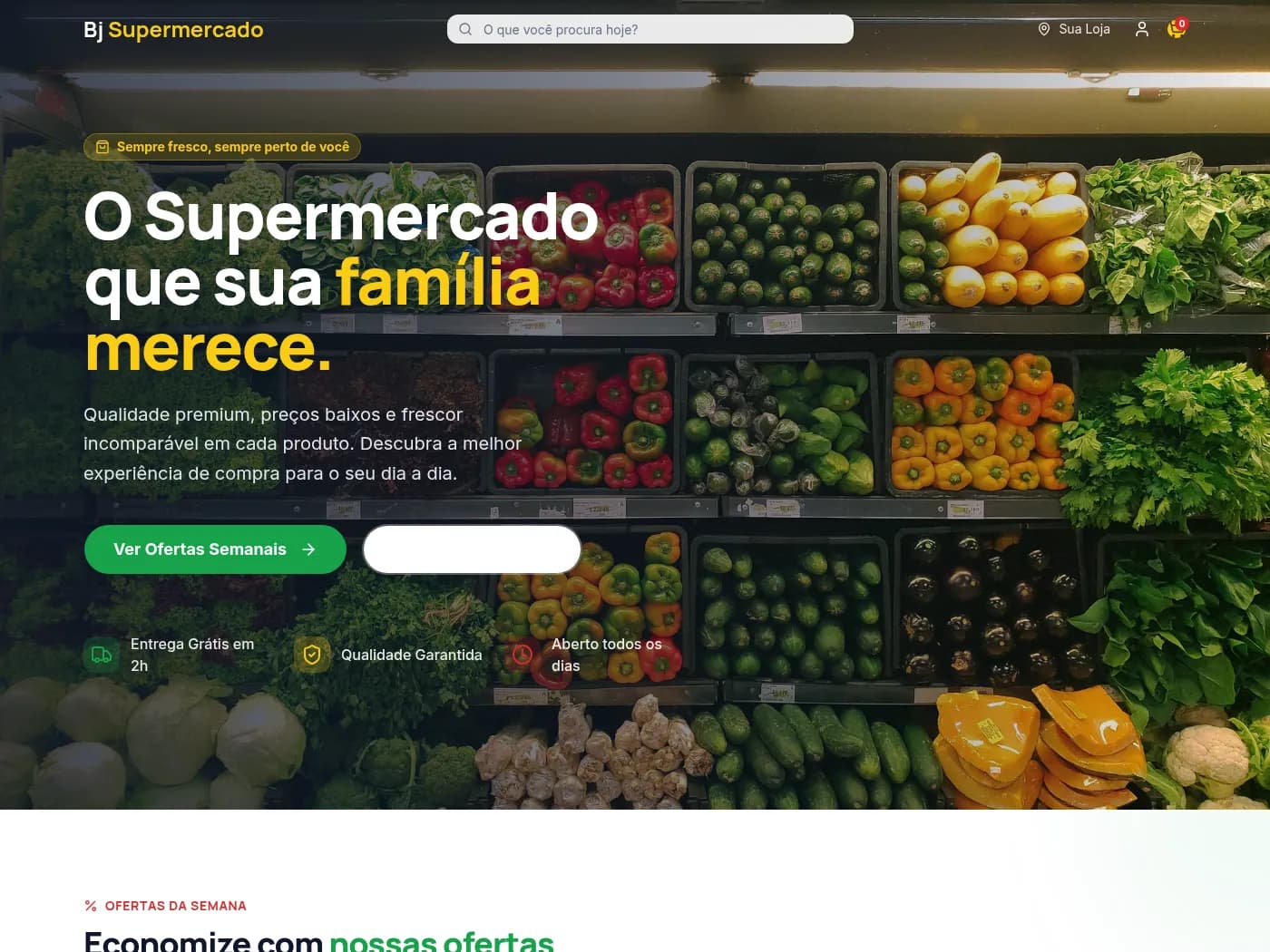 Bj Supermercado Site
