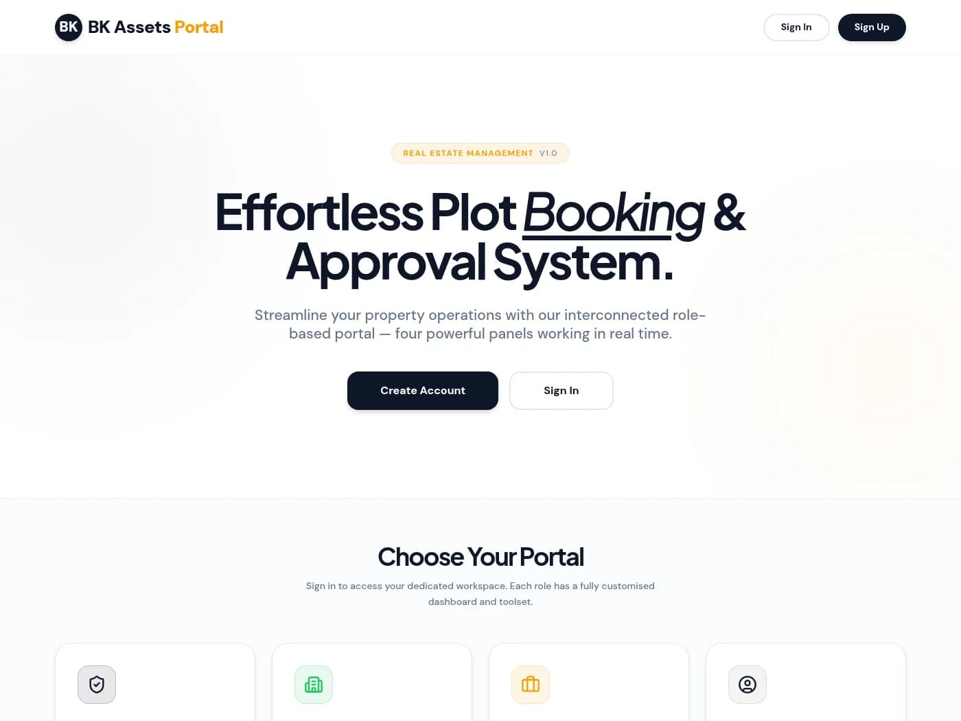 Bk Assets Portal