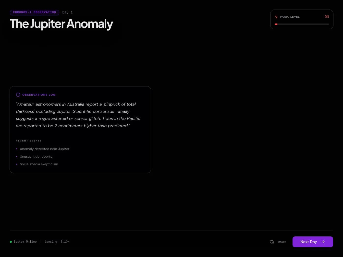 Black Hole Sky Simulator