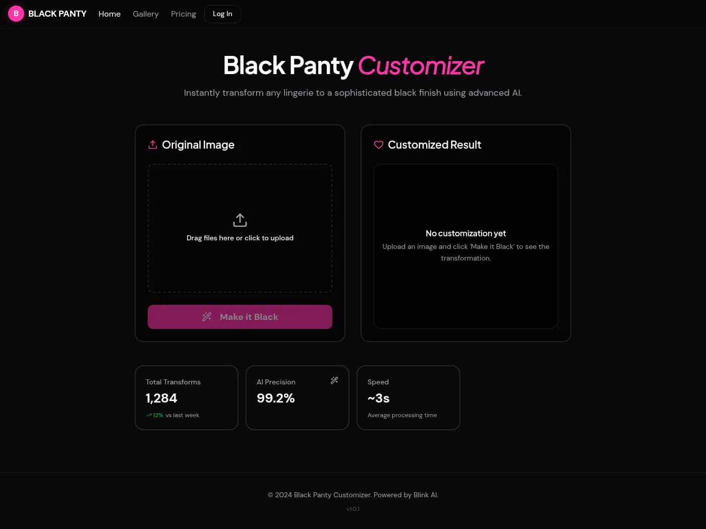 Black Panty Customizer