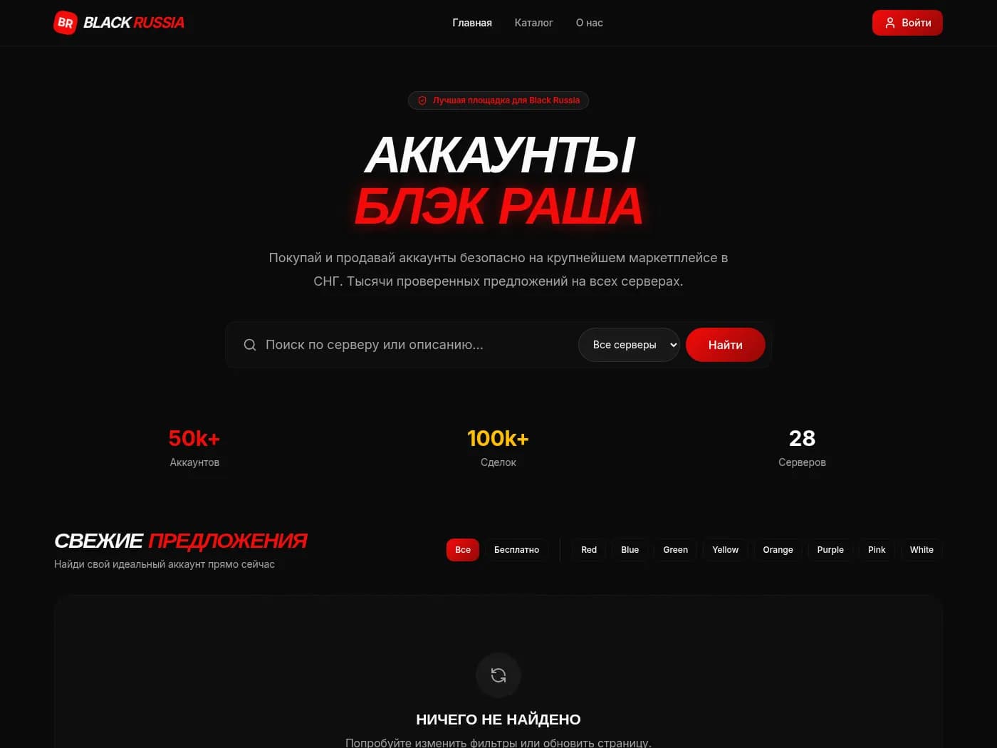 Black Russia Accounts Hub