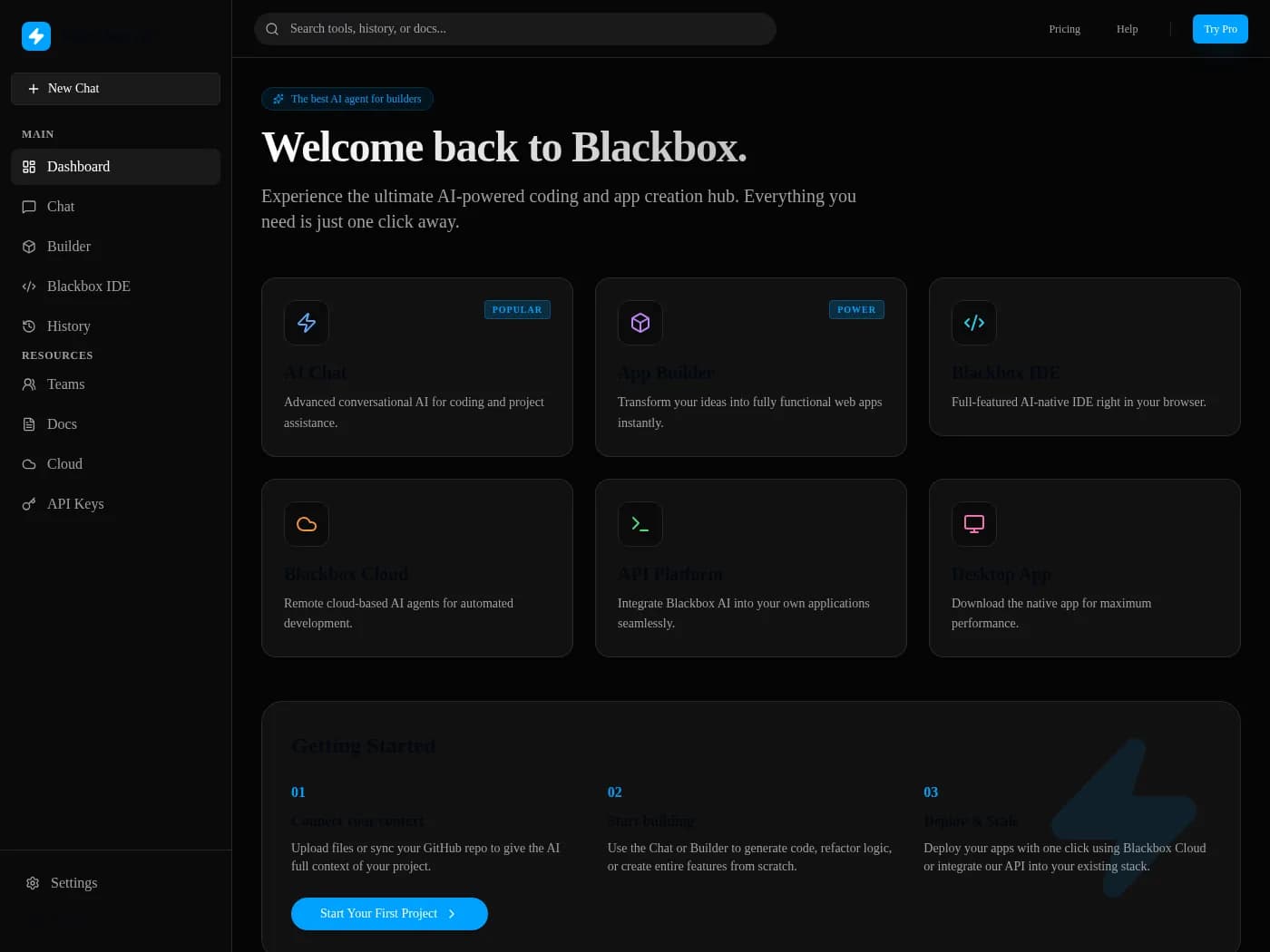 Blackbox AI Web Suite
