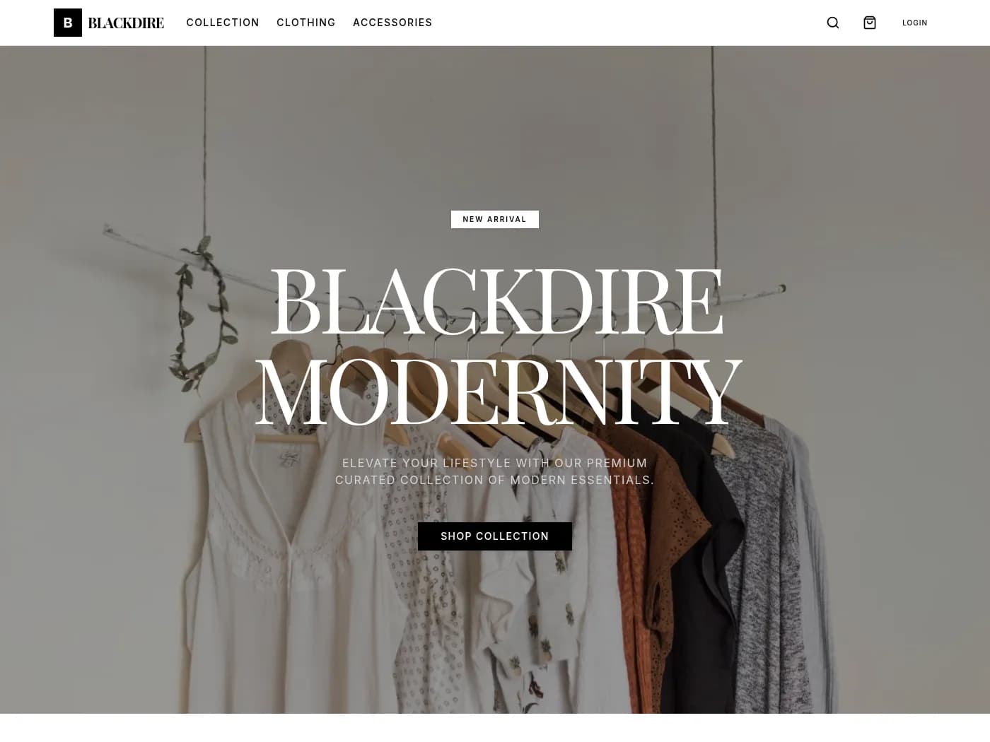 Blackdire Fashion Storefront