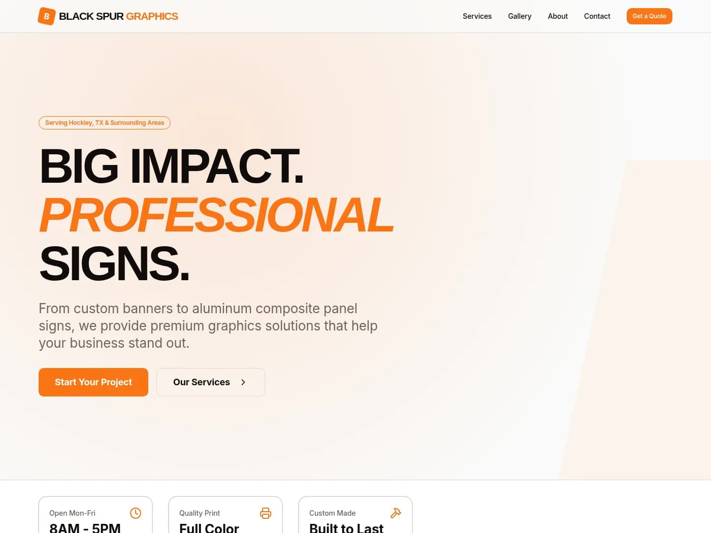 Black Spur Graphics Web