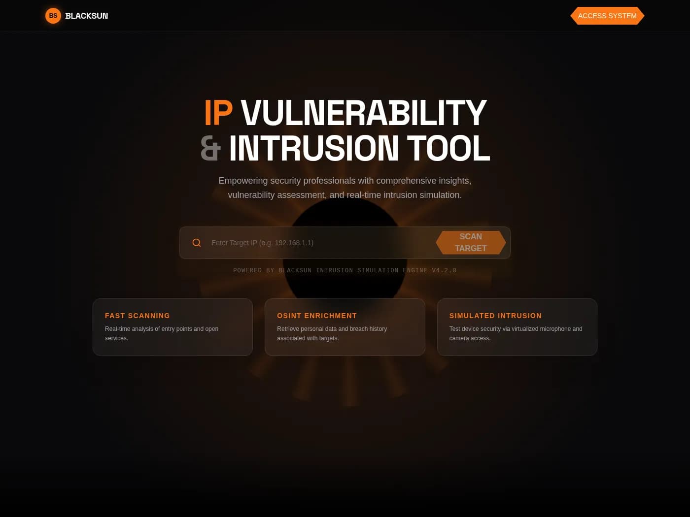 BlackSun IP Scanner