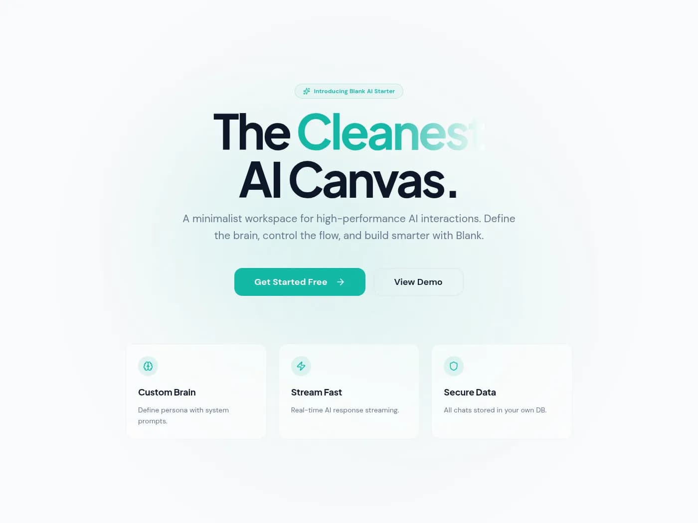 Blank AI Starter