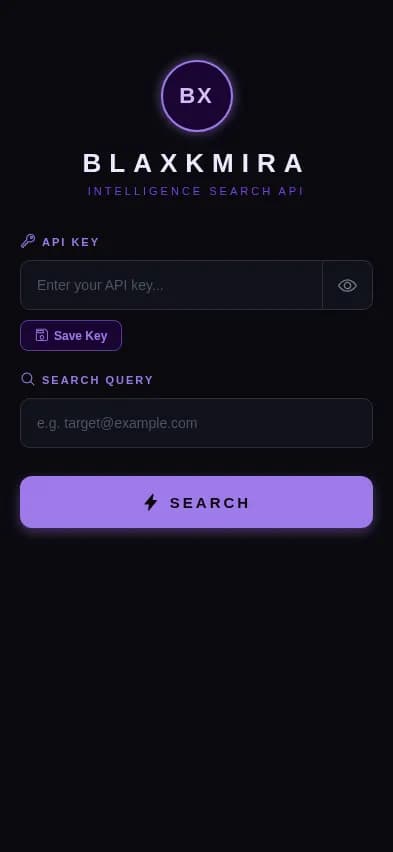 Blaxkmira Android Client