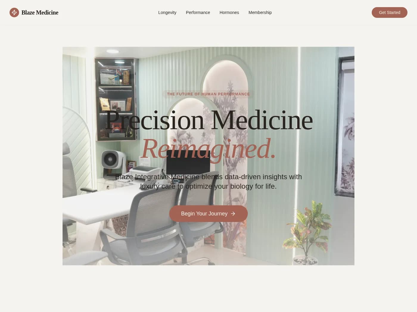 Blaze Medicine Web Experience