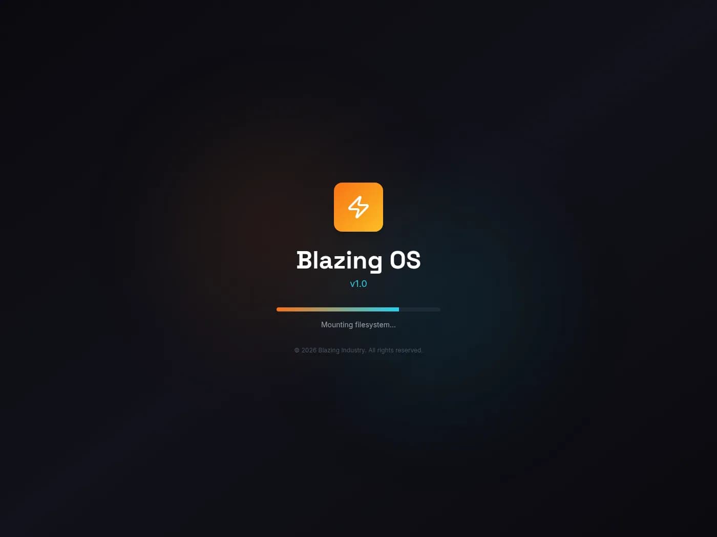 Blazing OS v1.0