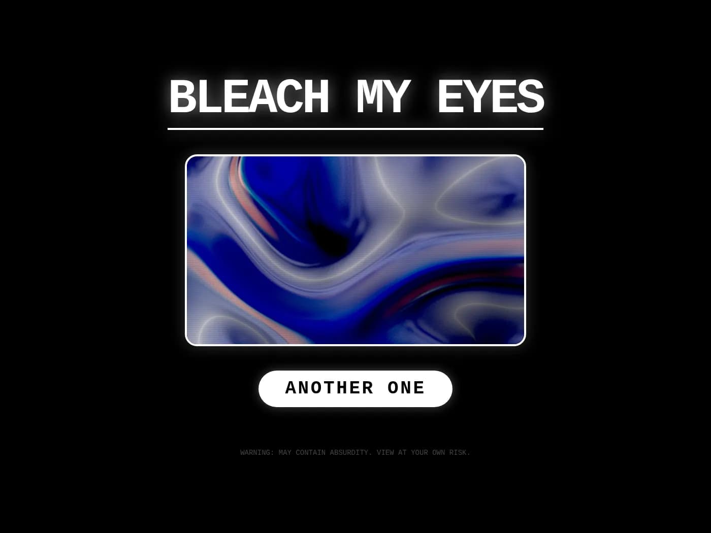 Bleach My Eyes