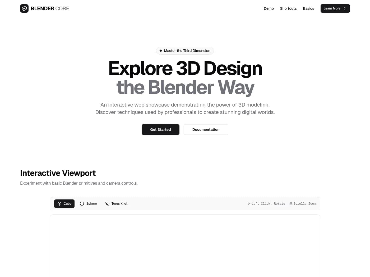 Blender 3D Demo