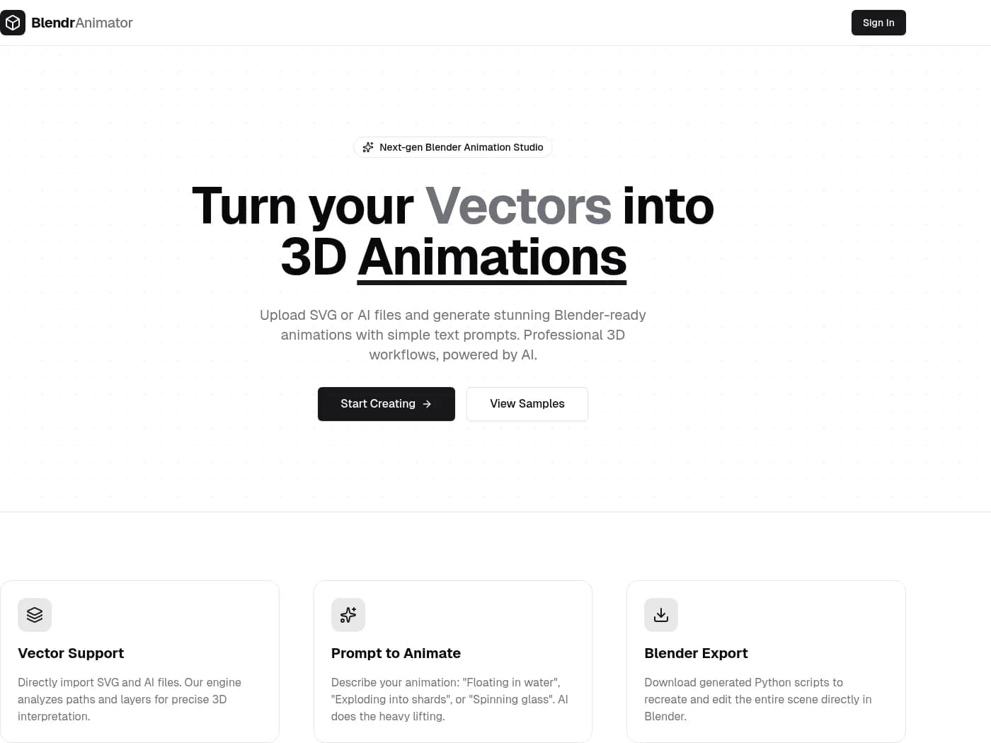 Blendr Animator Studio