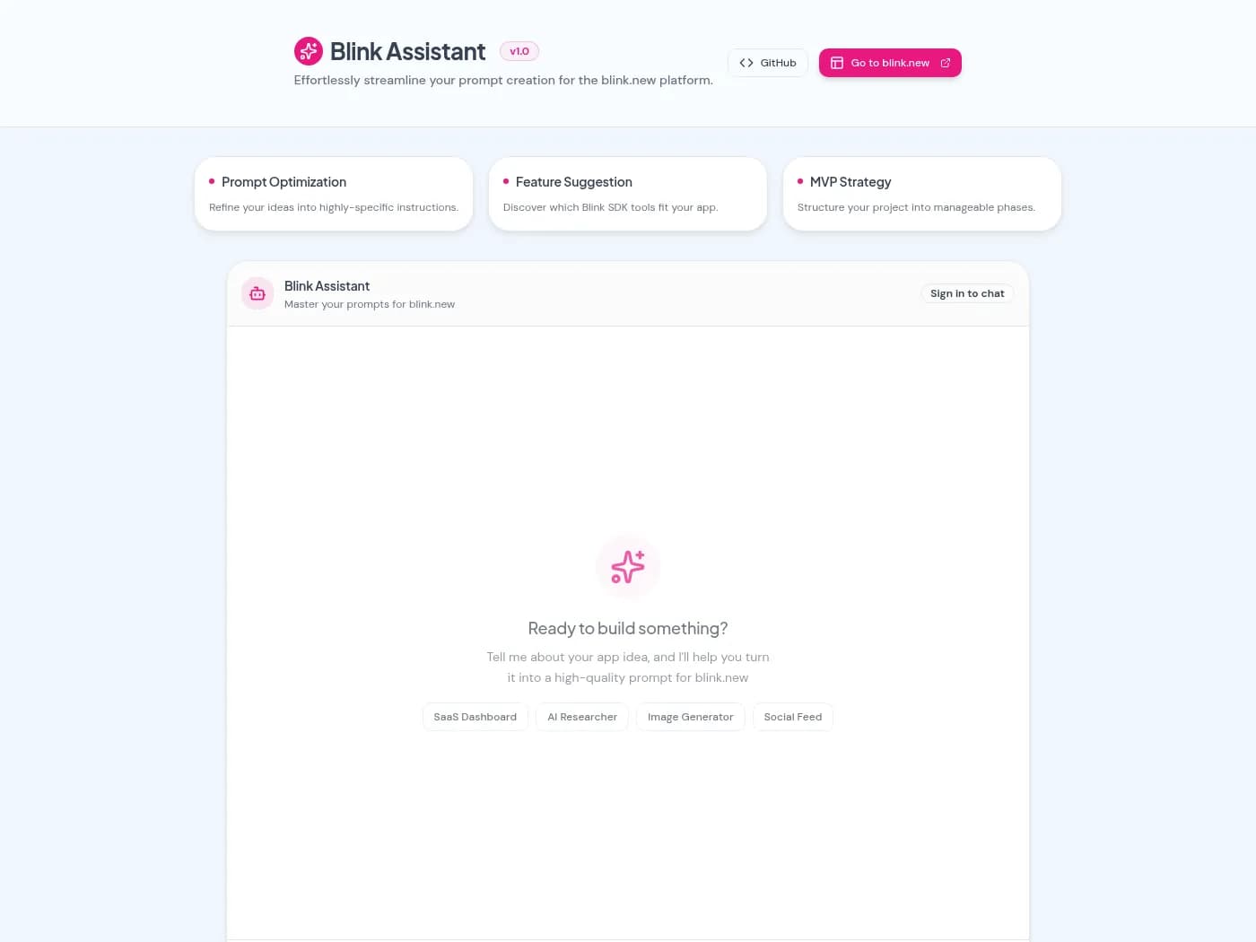 Blink Agent Assistant