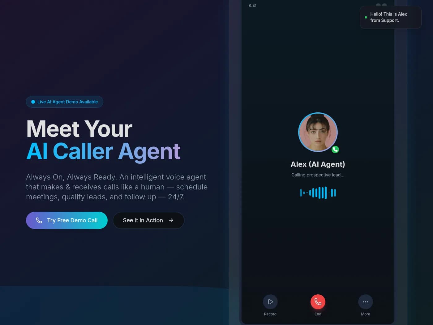 Blink AI Caller Agent
