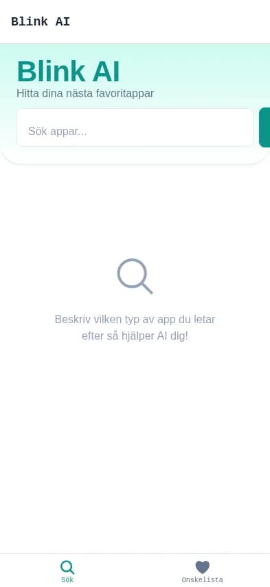 Blink AI App Finder