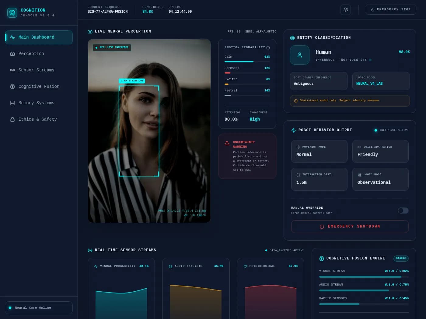 Blink AI Cognition Console