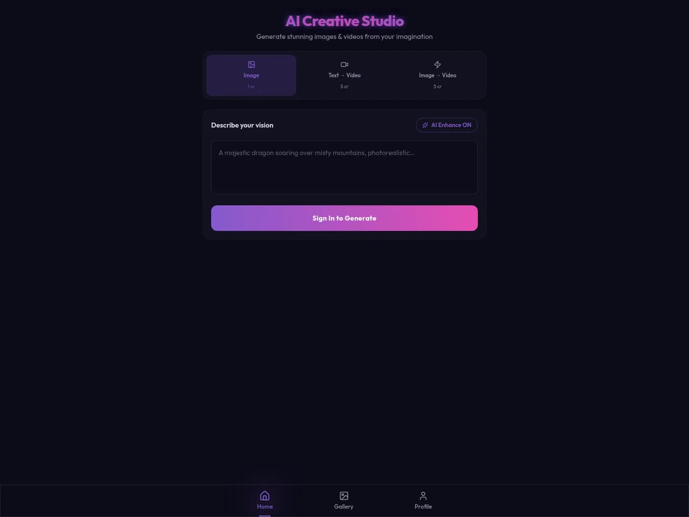 Blink AI Studio