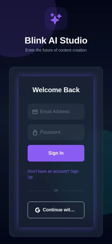 Blink AI Studio