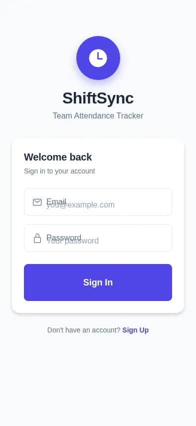 Blink Attendance Mobile