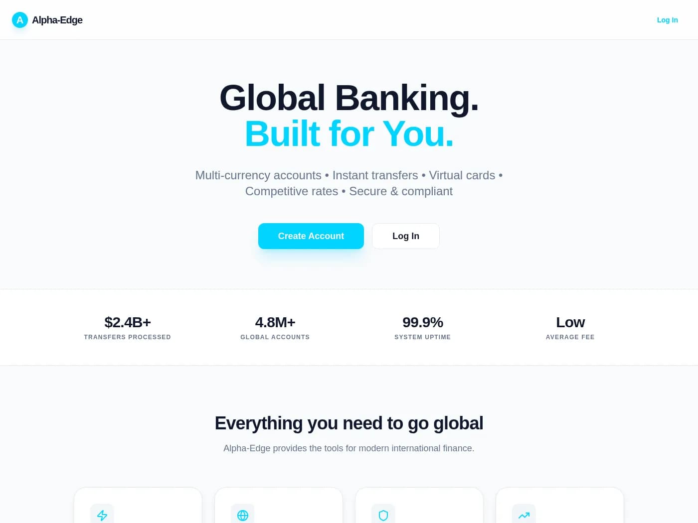 Blink Bank Simulator