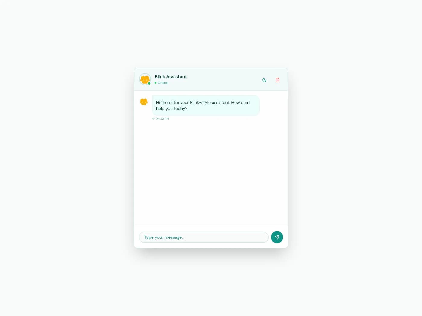 Blink Chatbot UI