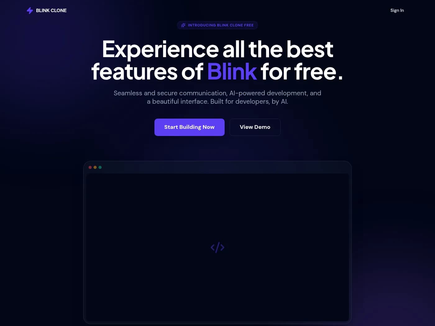 Blink Clone Free